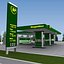 Bp Gas Station 3d Model
