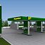Bp Gas Station 3d Model