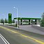 Bp Gas Station 3d Model