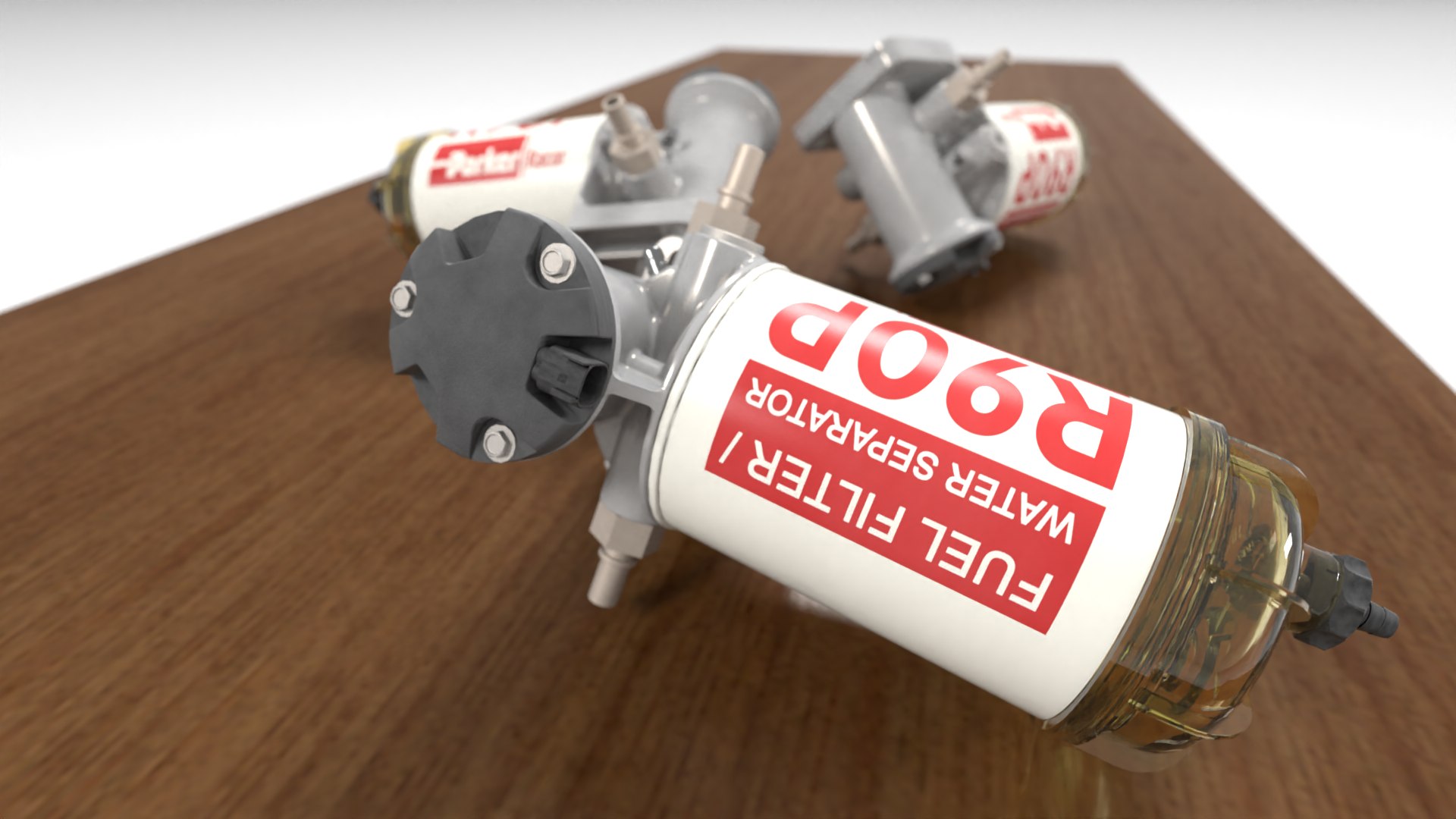 3D Diesel Filter Model - TurboSquid 1554088