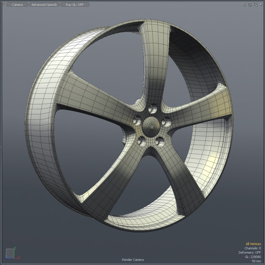 3d wheel model
