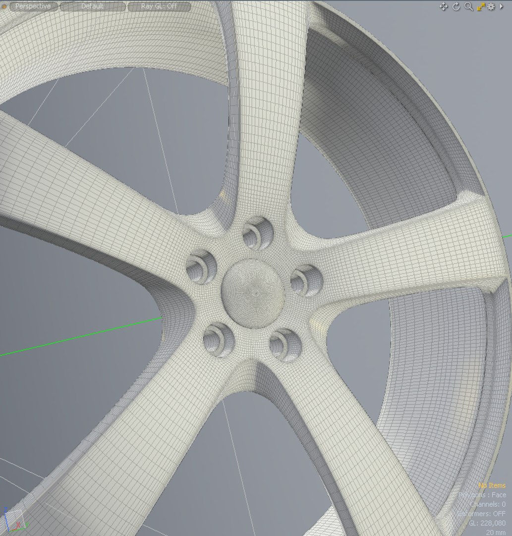 3d wheel model