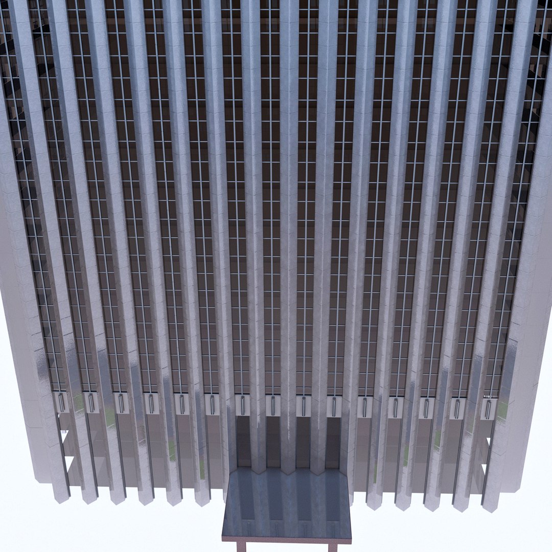 3d Model Aon Center Building Chicago