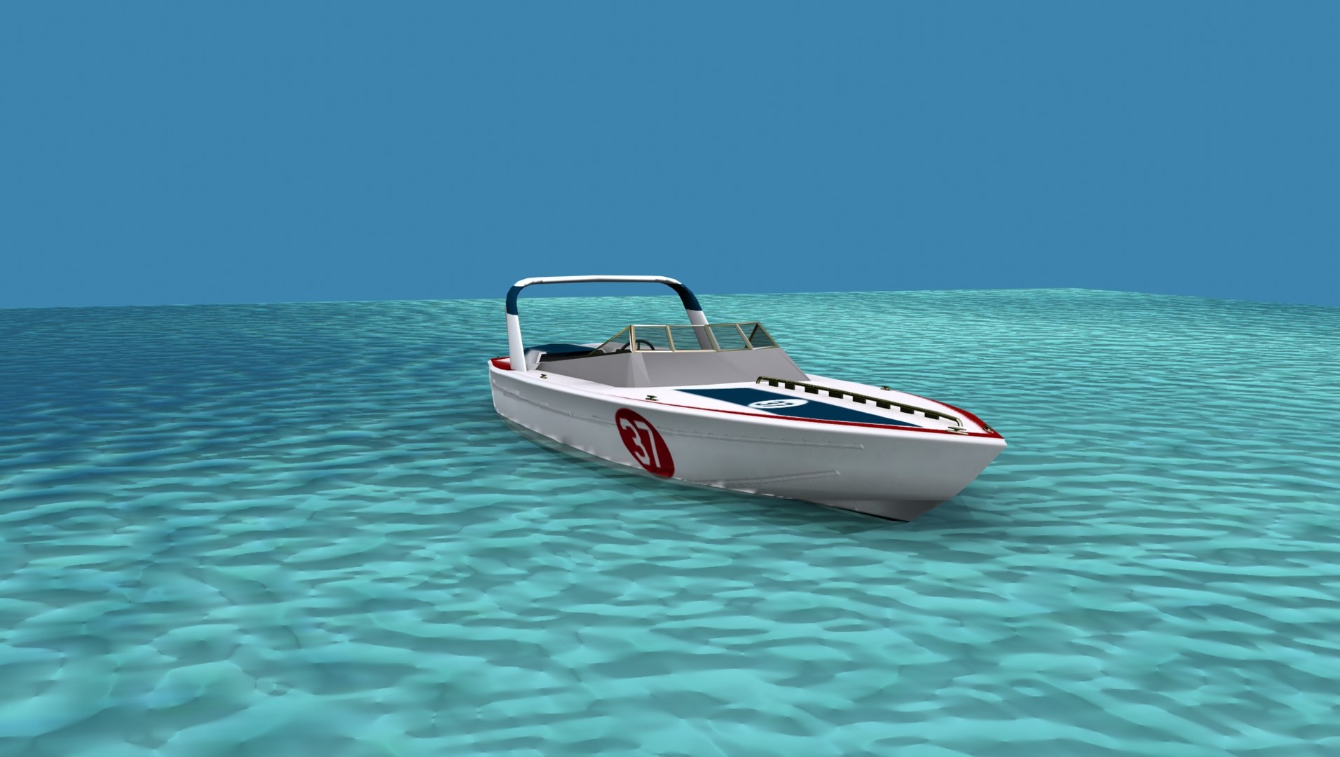 3D Model Phazer 38 Cigarette Boat V06 - TurboSquid 1925129