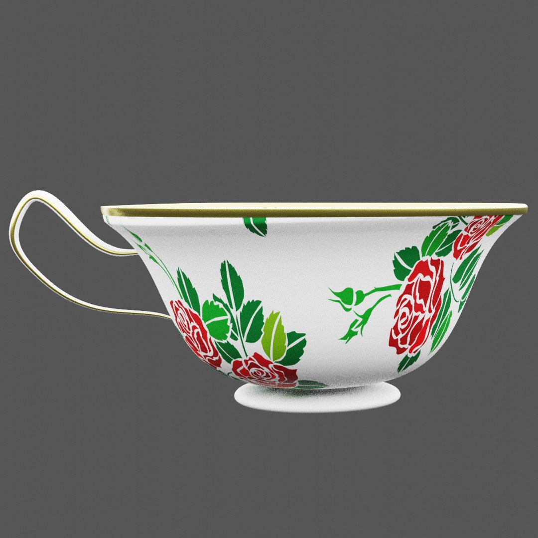Teacup Model - TurboSquid 1460794