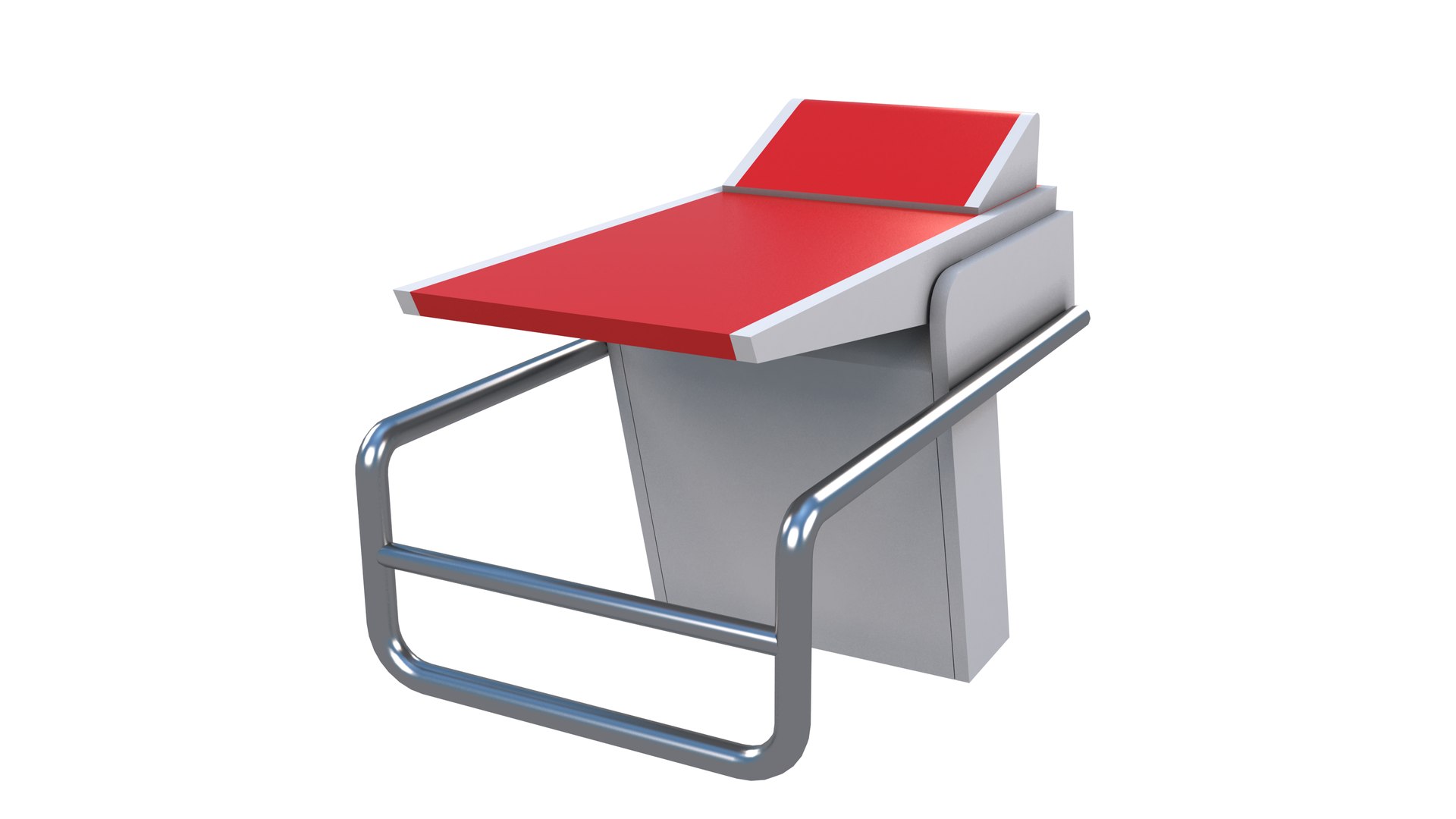 Pool Starting Block - Red 3D Model - TurboSquid 1923791