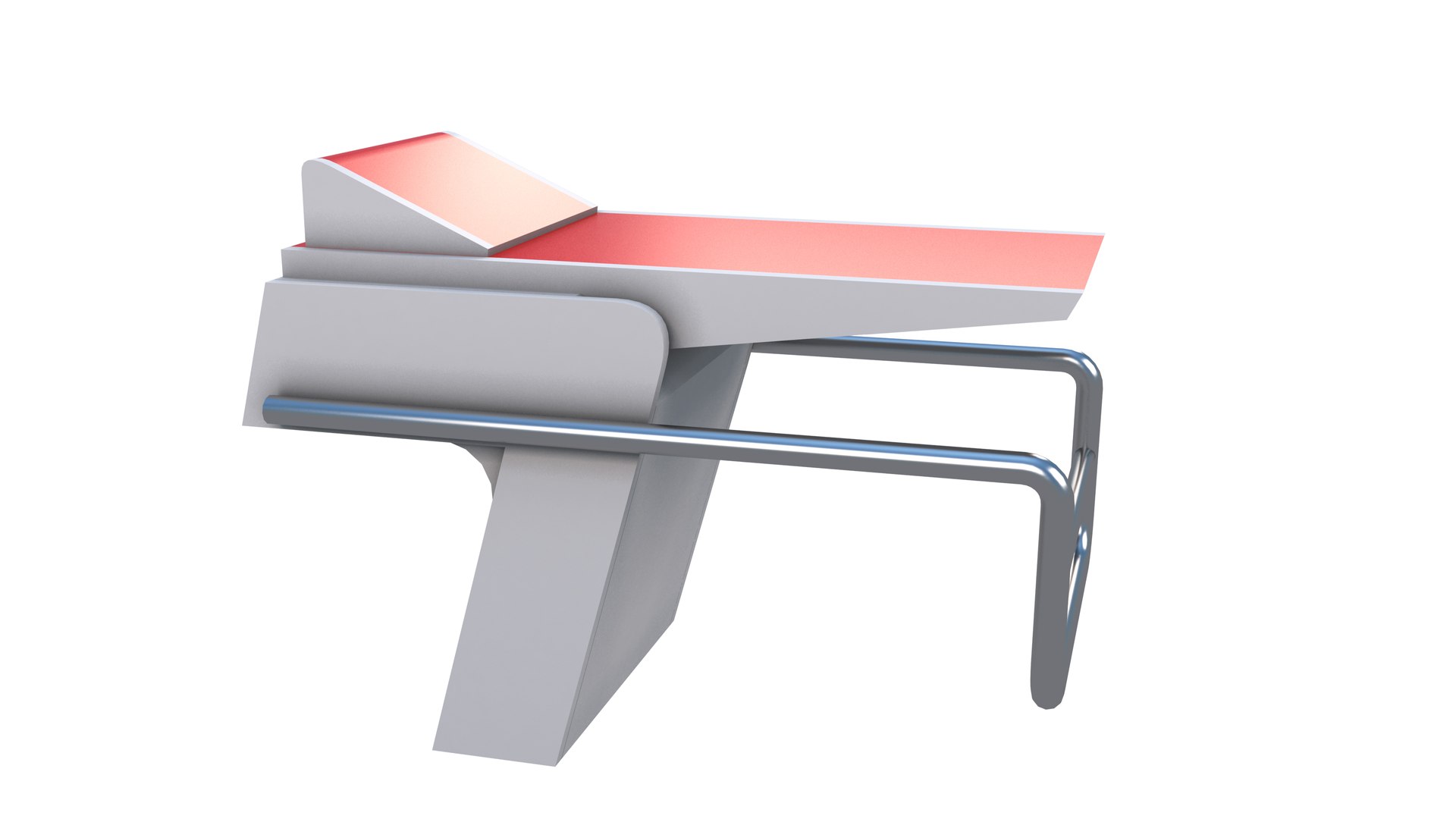 Pool Starting Block - Red 3D Model - TurboSquid 1923791