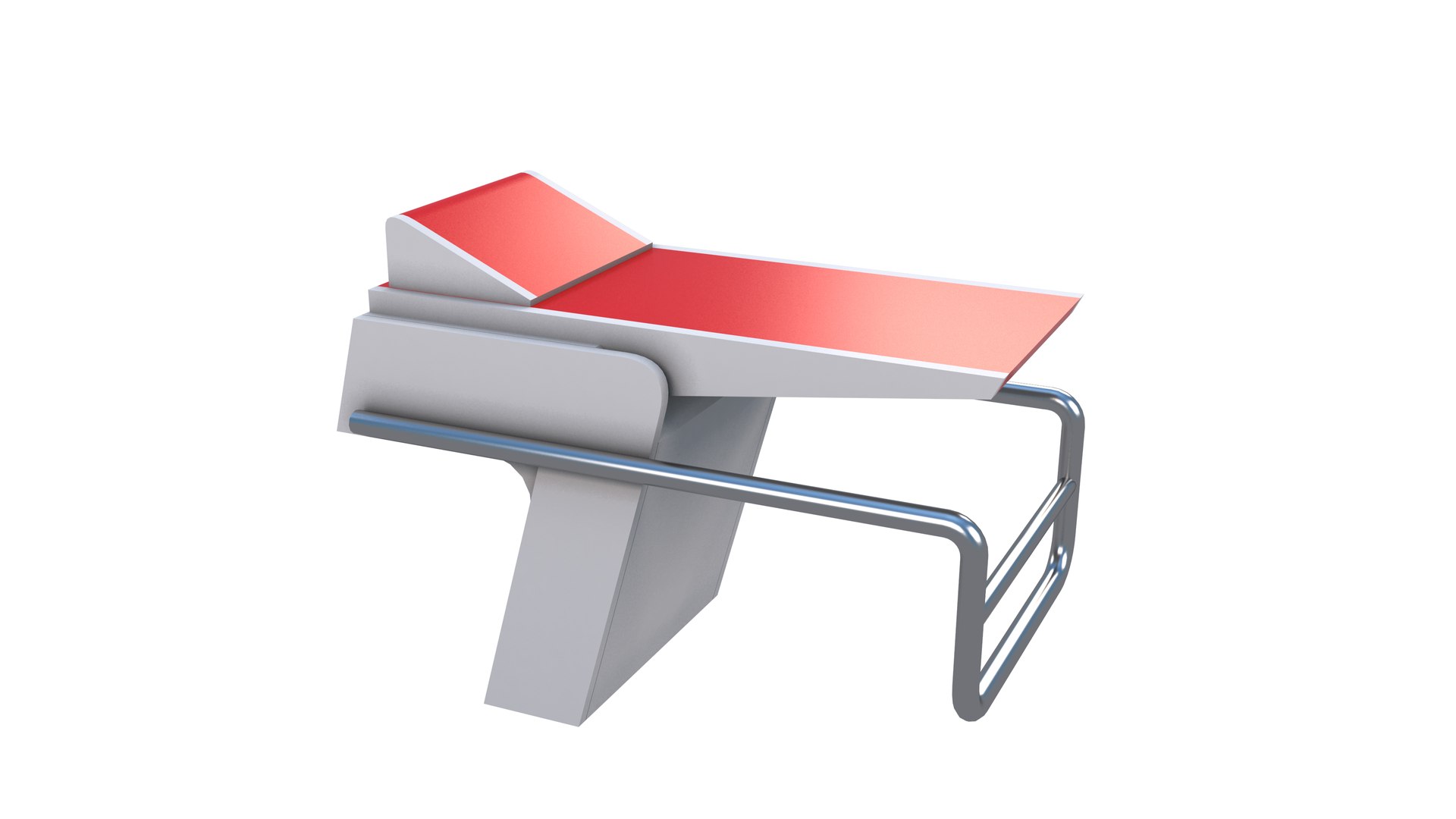 Pool Starting Block - Red 3D Model - TurboSquid 1923791
