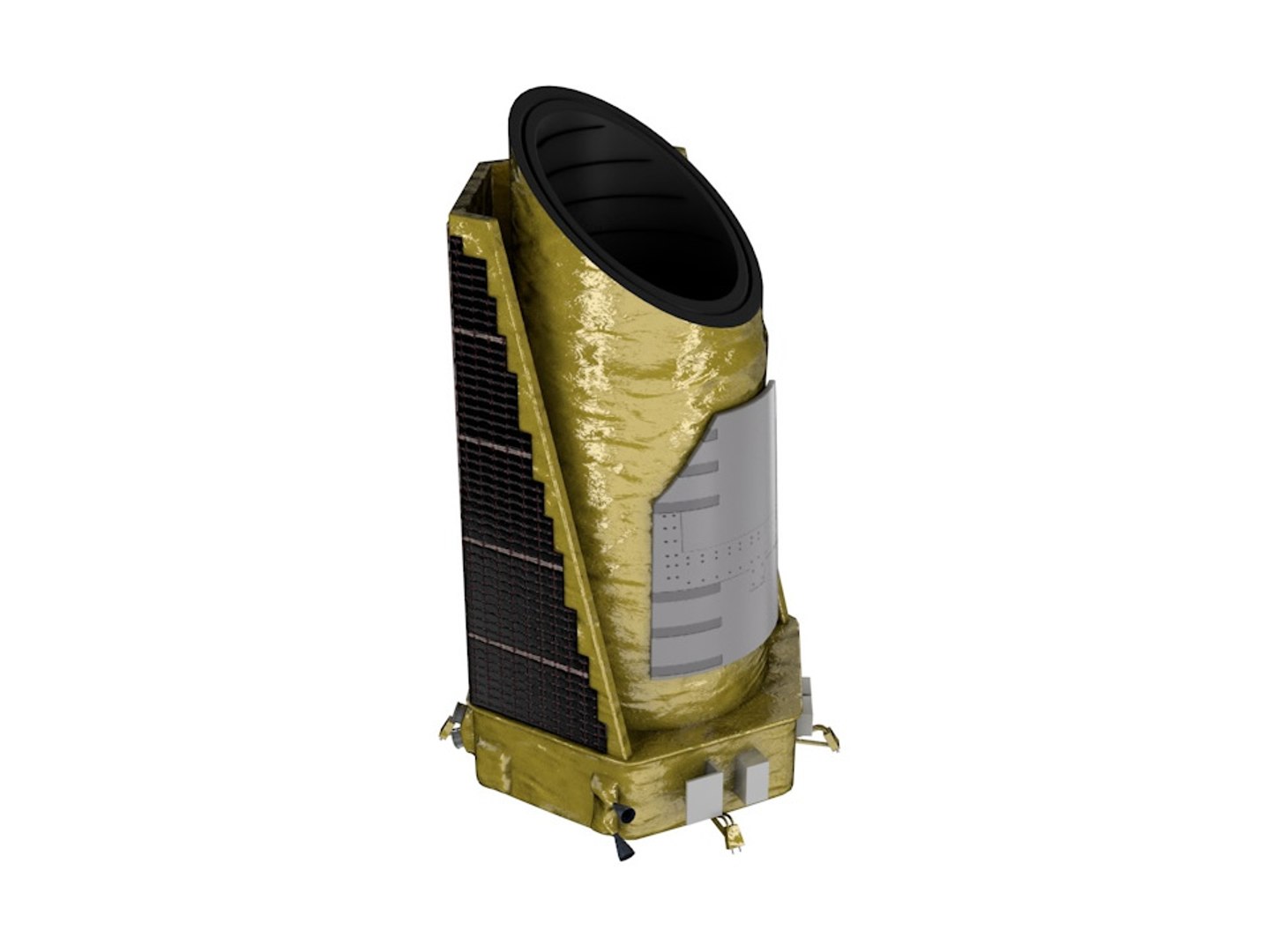 kepler telescope 3d max