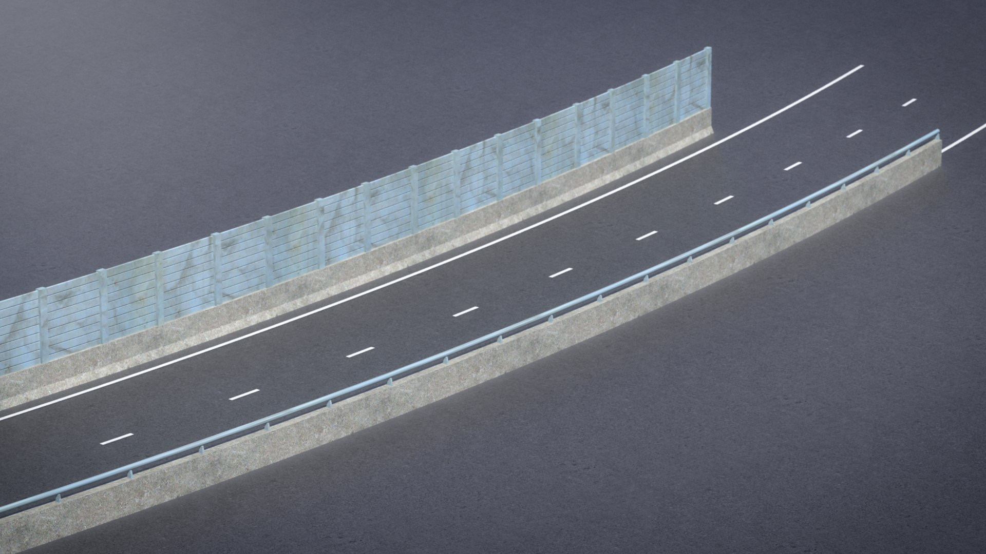 TW Street Dual Lanes 03 3D Model - TurboSquid 2337208