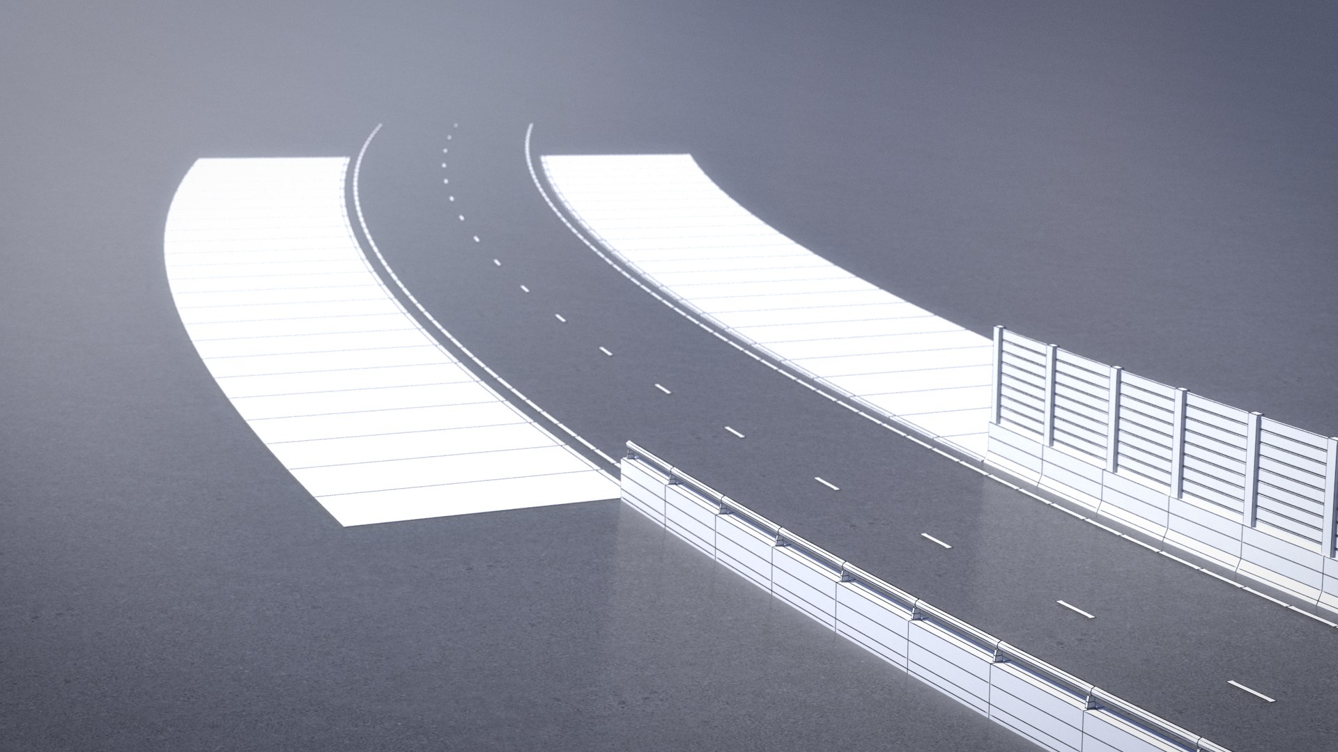 TW Street Dual Lanes 03 3D Model - TurboSquid 2337208