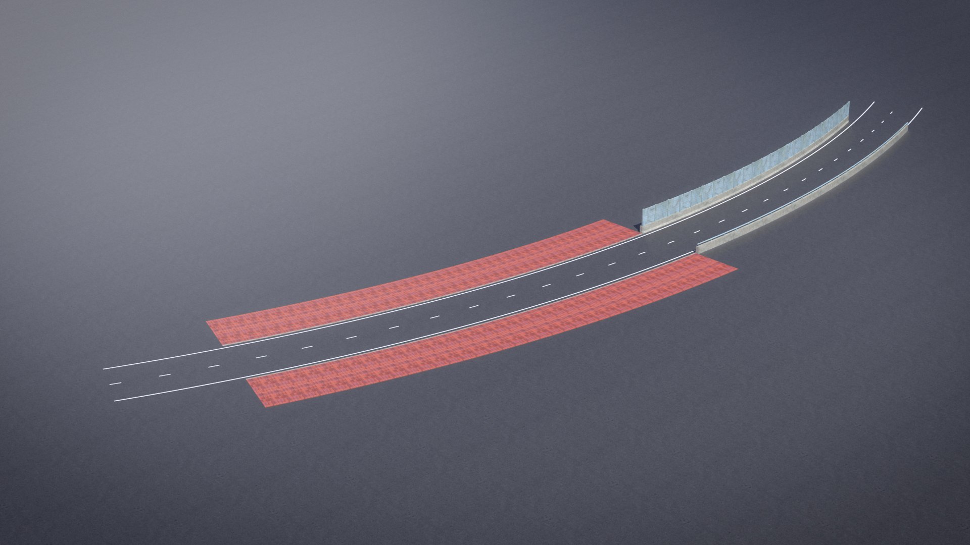 TW Street Dual Lanes 03 3D Model - TurboSquid 2337208