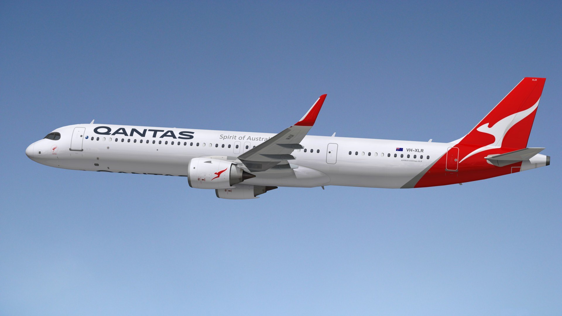 A321 Neo XLR Qantas Model - TurboSquid 2132647