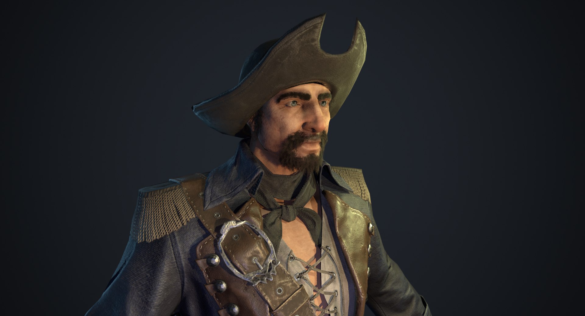 3D Real-time Pirate Lord-2 Rigged - TurboSquid 1216606