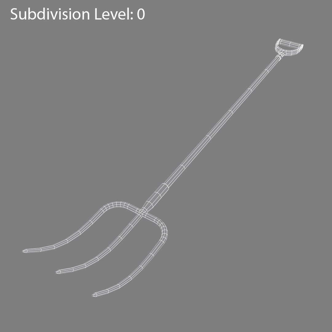 fork pichfork 3d max