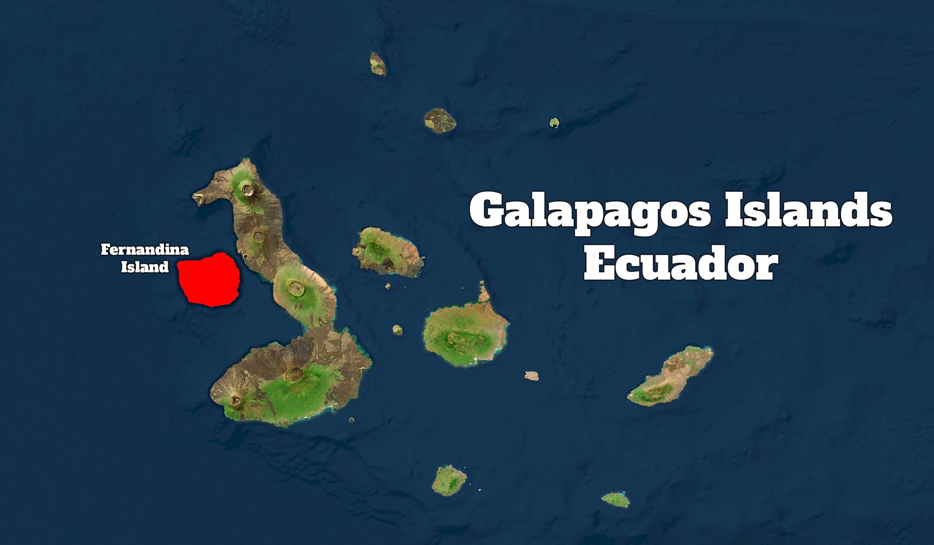 3D Fernandina Galapagos Island Ecuador - TurboSquid 2064758