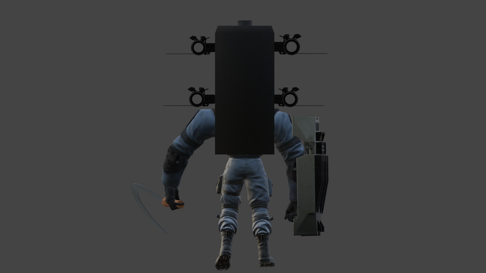 Swat Mutant Police Toilet 3D - TurboSquid 2270594