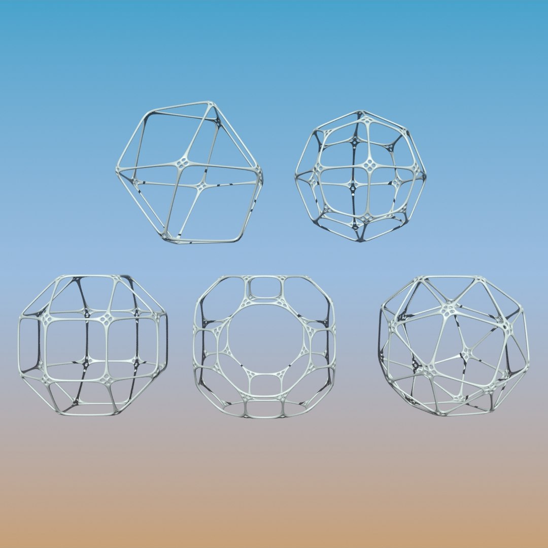 3d Geometric Shape Pack 25