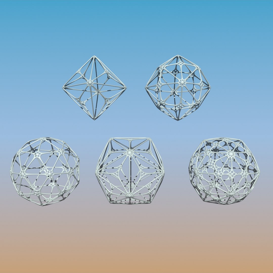 3d Geometric Shape Pack 25