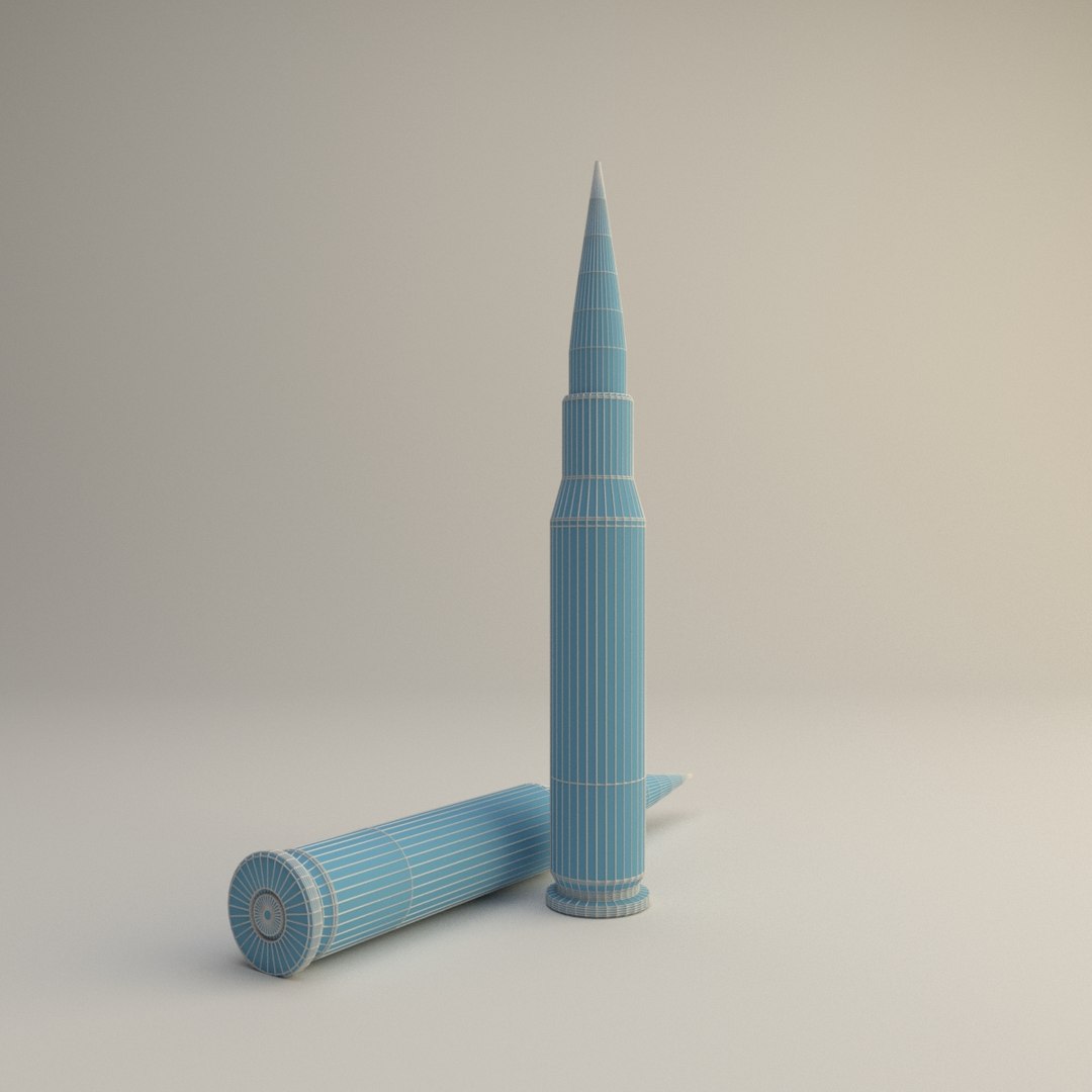 3D Mag Bullet Model - TurboSquid 1423136