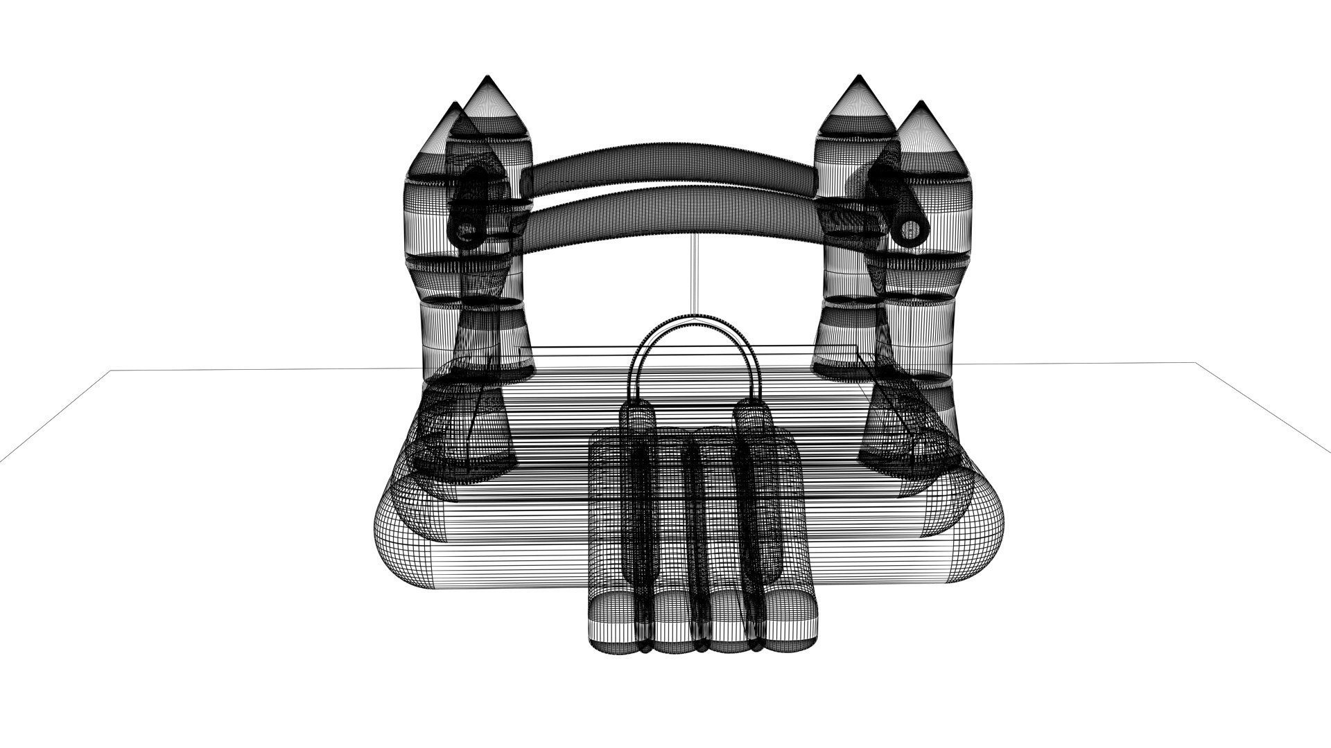 Inflatable Bounce House 3D Model - TurboSquid 2022192