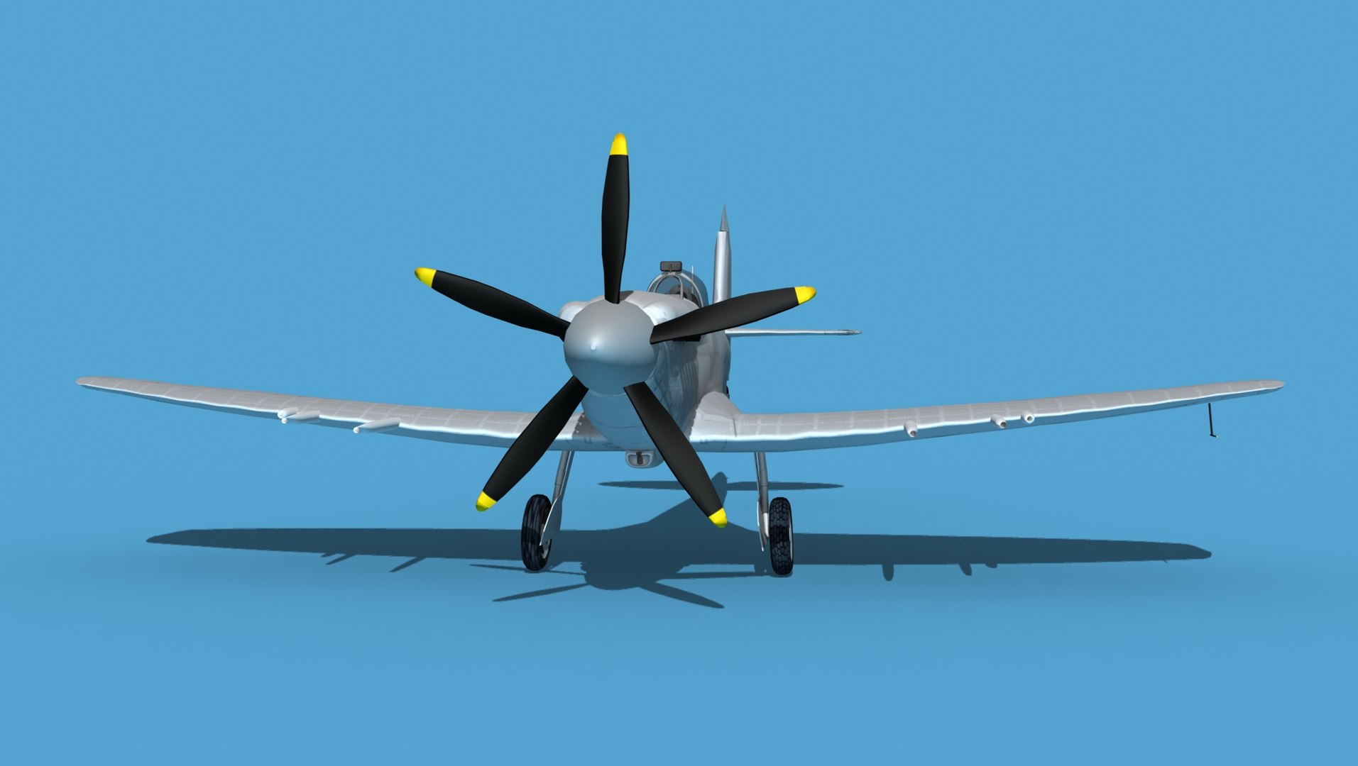 Supermarine Spitfire Mk XVIII V00 3D Model - TurboSquid 1925705