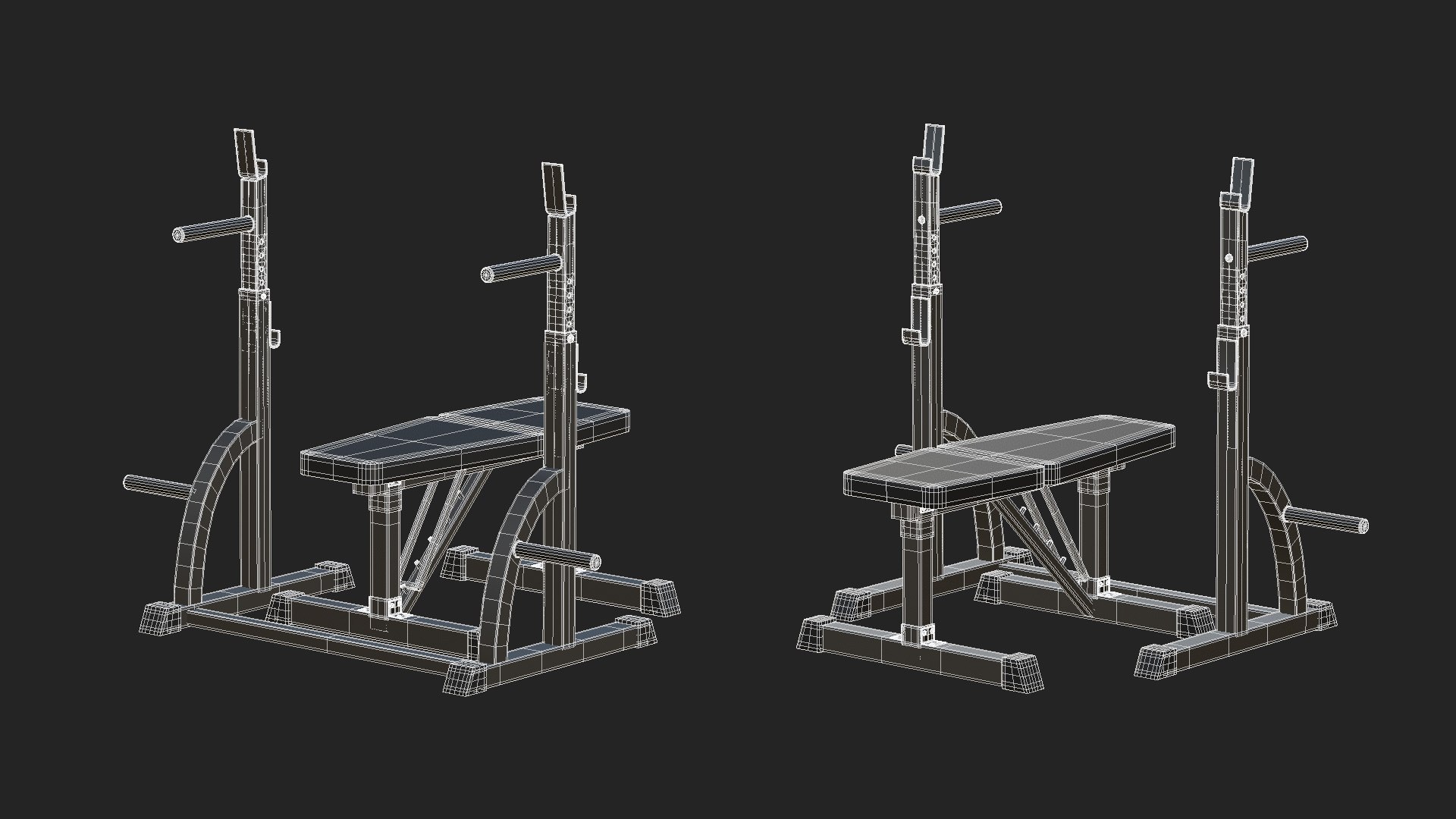 3D Model Bench Press - TurboSquid 2151428