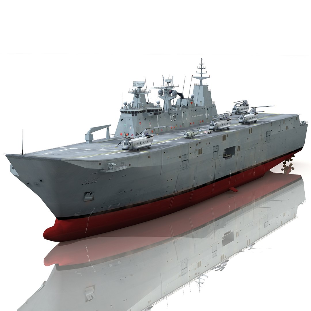 Hmas Adelaide Lhd 1 3d Model