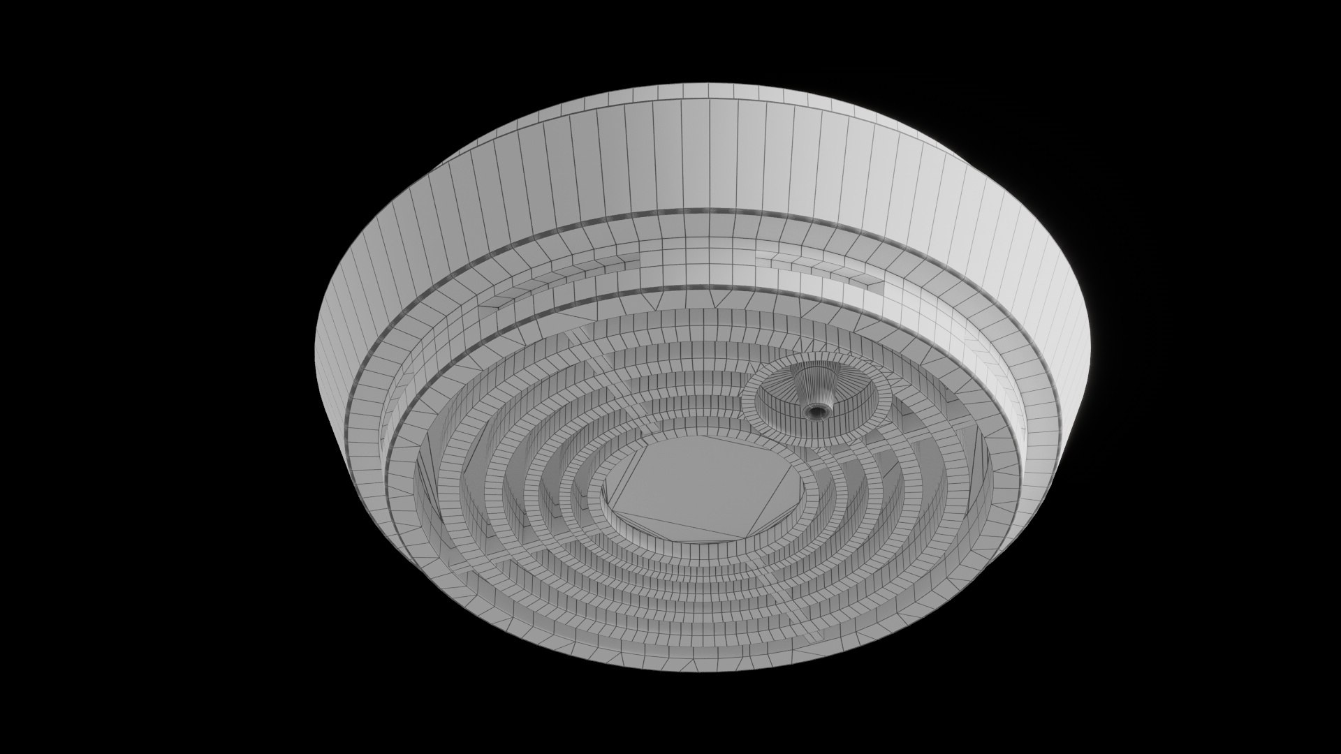 Ceiling Smoke Sensor 3D Model - TurboSquid 2008683