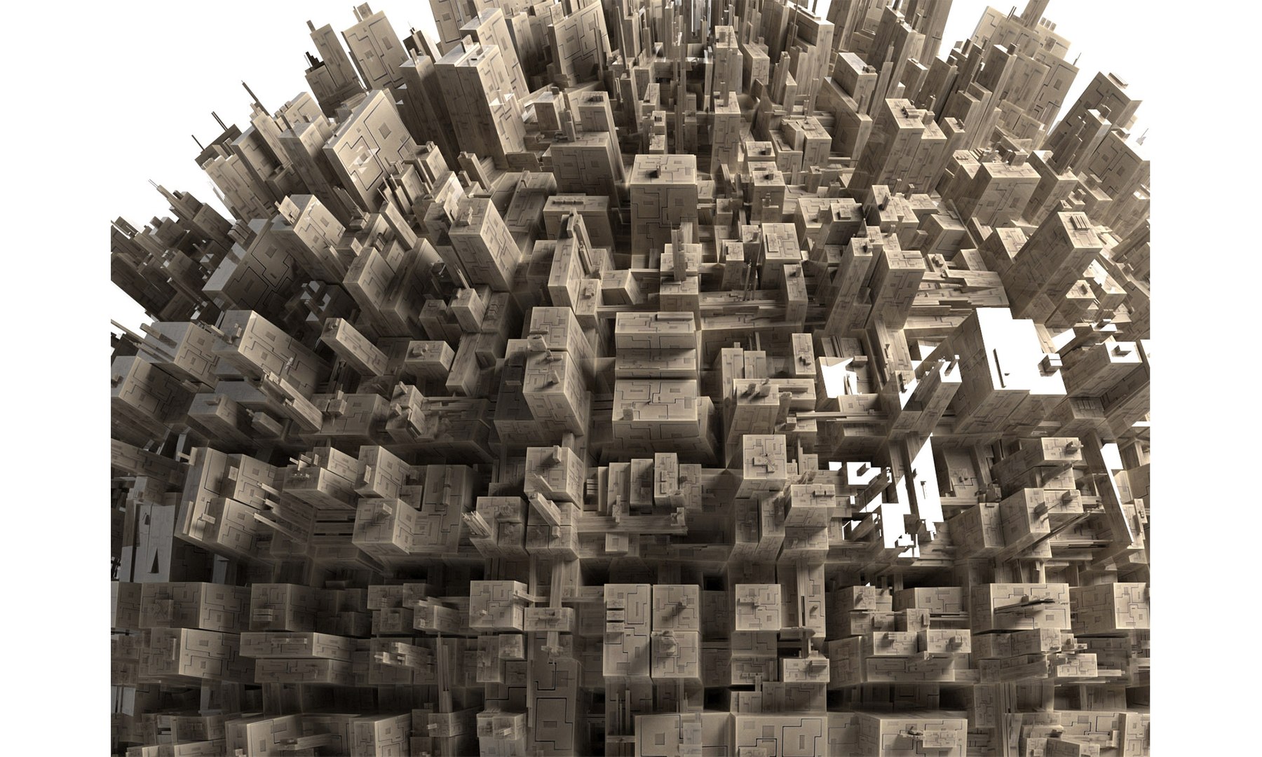 Generative City 3D Model - TurboSquid 1791361