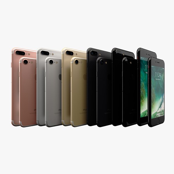 3d model of iphone 7 mobile phones