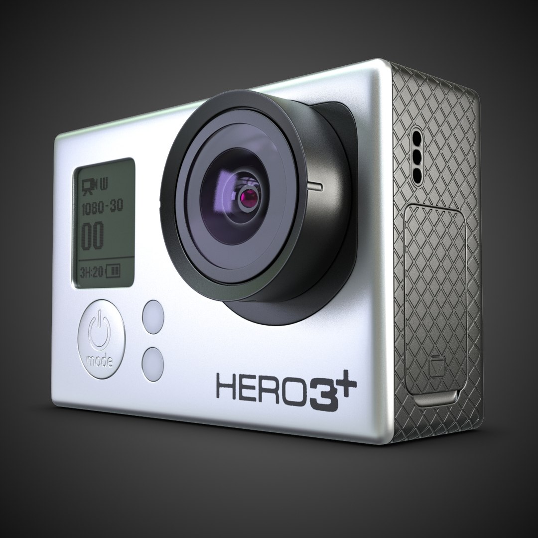 3d Model Of Action Camera Gopro 3