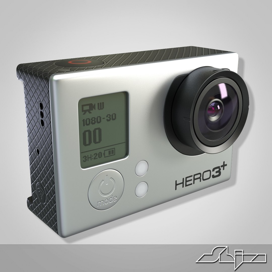 3d Model Of Action Camera Gopro 3