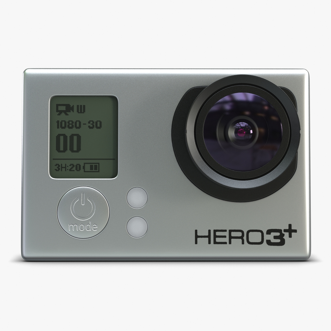 3d Model Of Action Camera Gopro 3