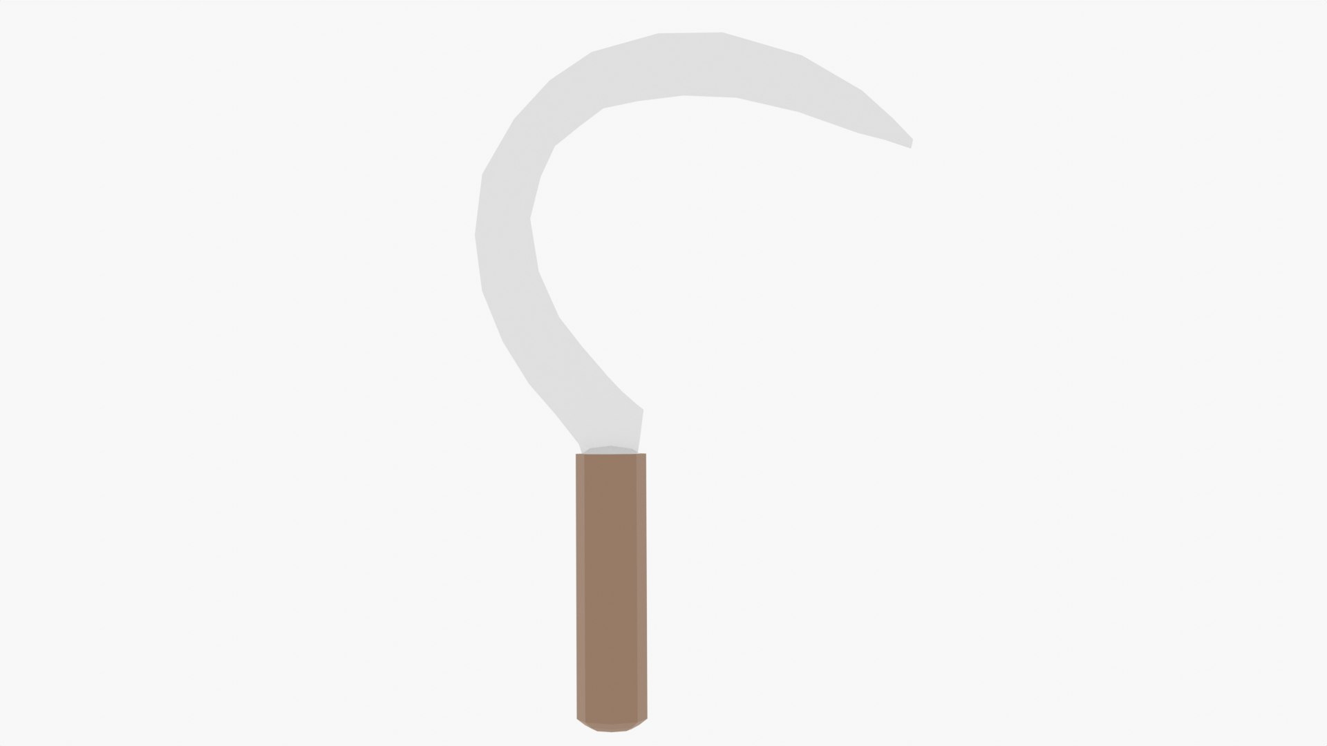3D Low Poly Sickle - TurboSquid 1805388