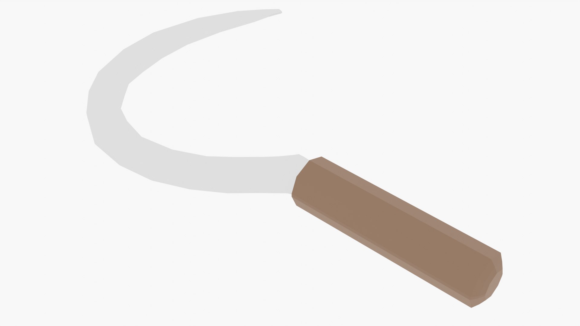 3D Low Poly Sickle - TurboSquid 1805388