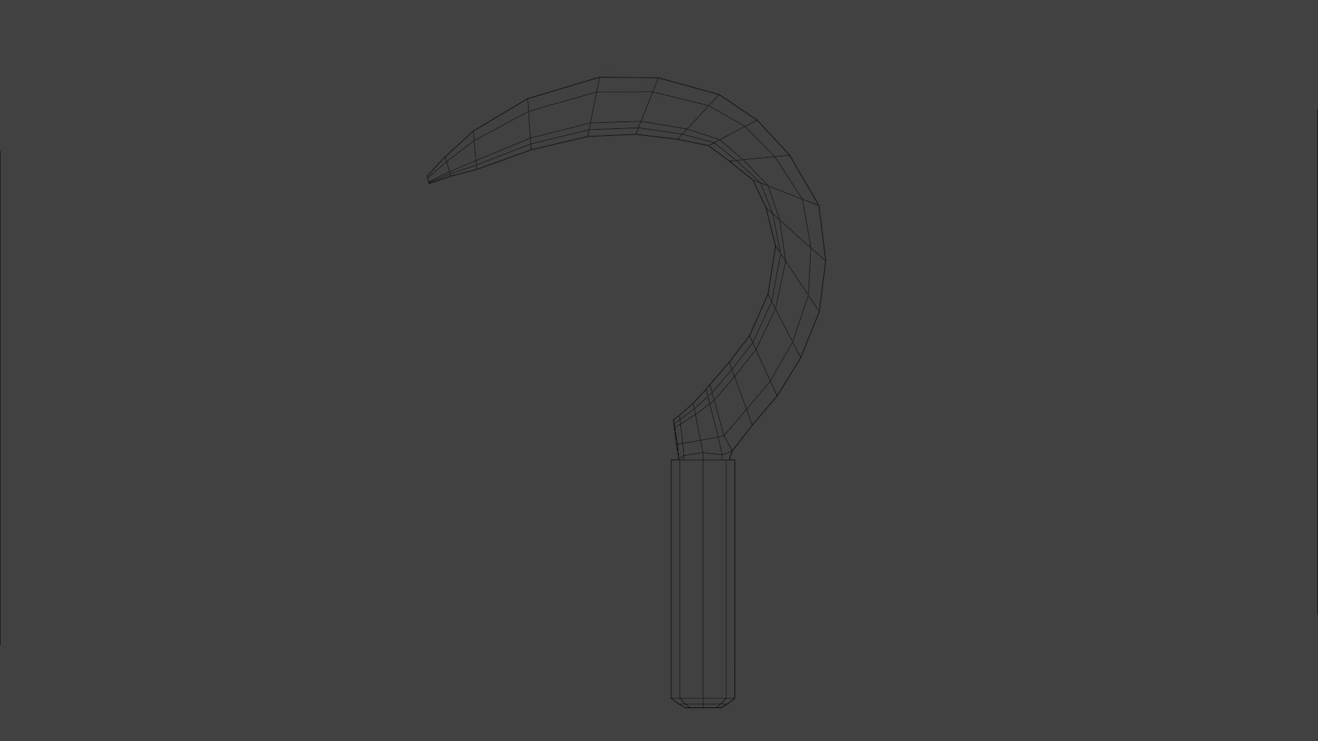 3D Low Poly Sickle - TurboSquid 1805388