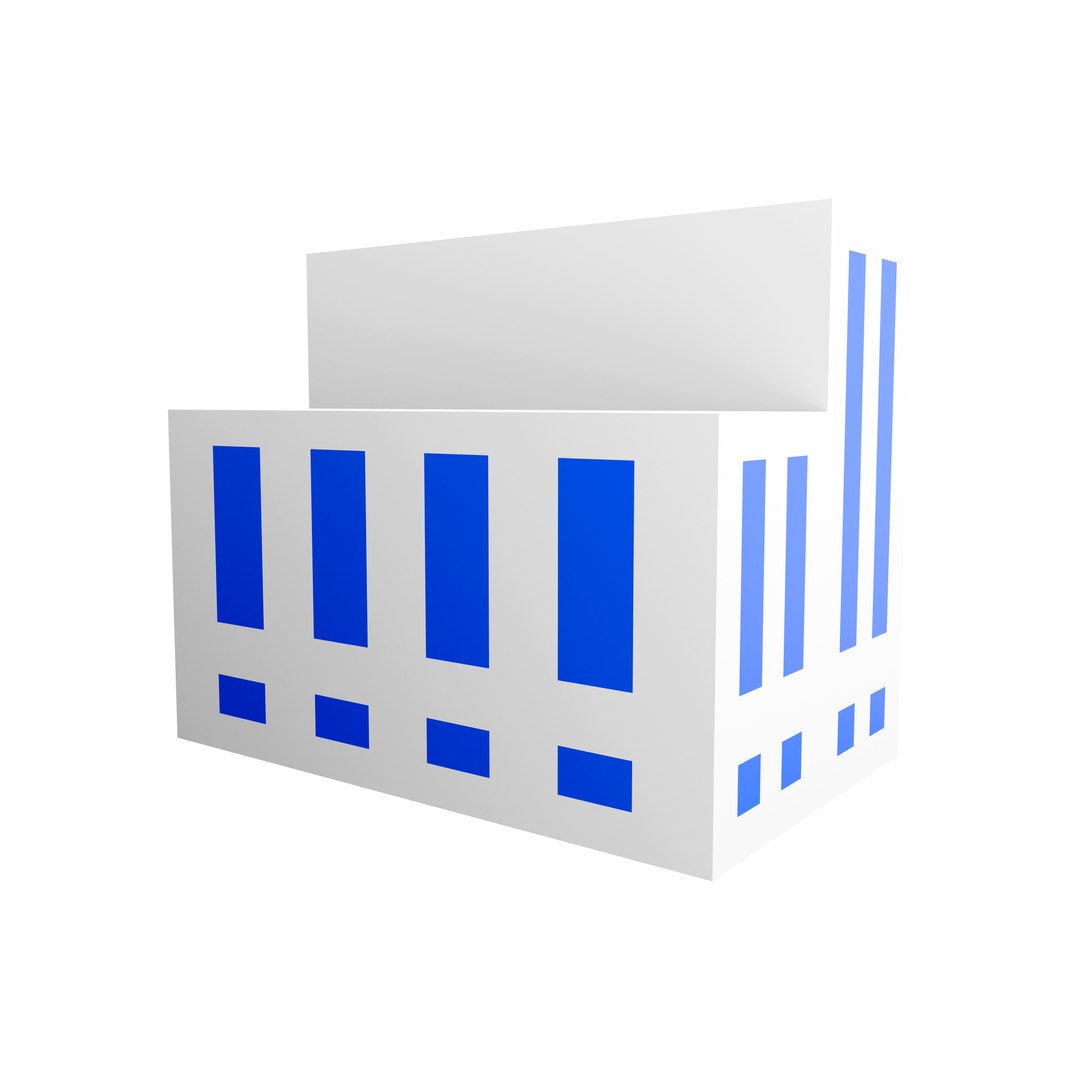 3d Industrial Factory Icon 3D - TurboSquid 2063129