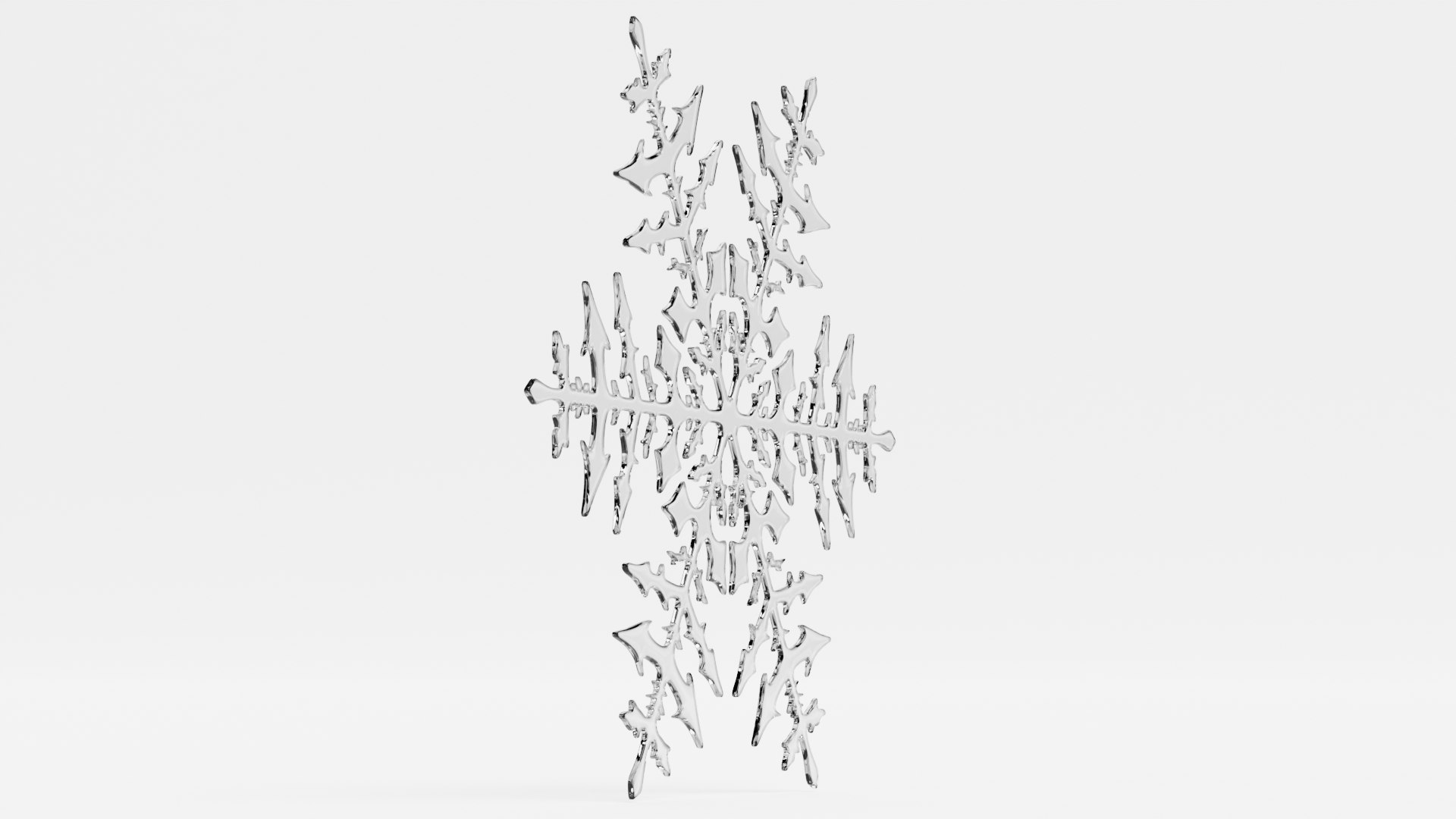 Snowflake 3D Model - TurboSquid 2150785