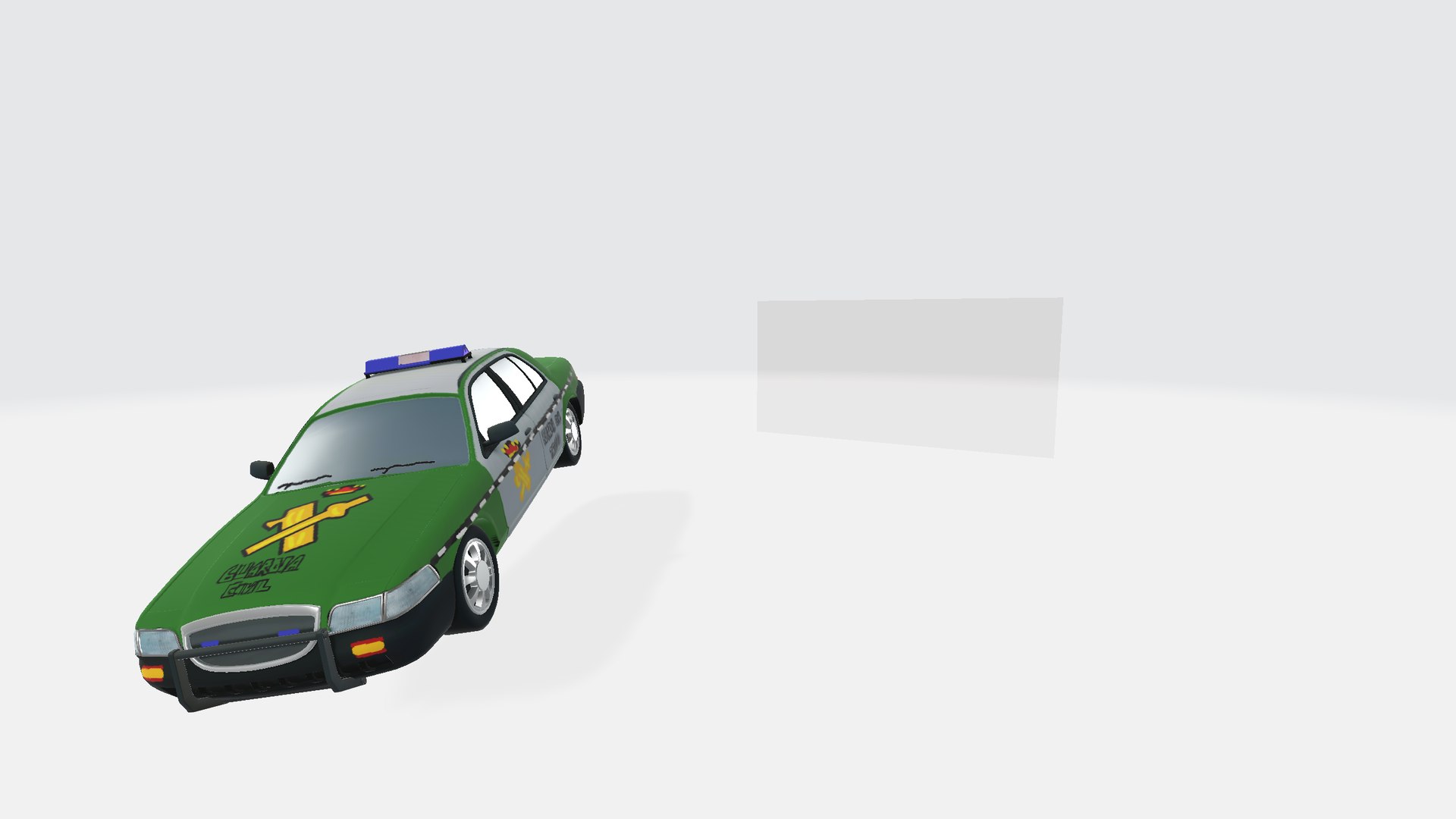 Post Punk Police Car Model - TurboSquid 1494326