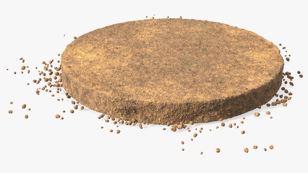 modelo 3d Round Soil Ground Cross Section - TurboSquid 2003907
