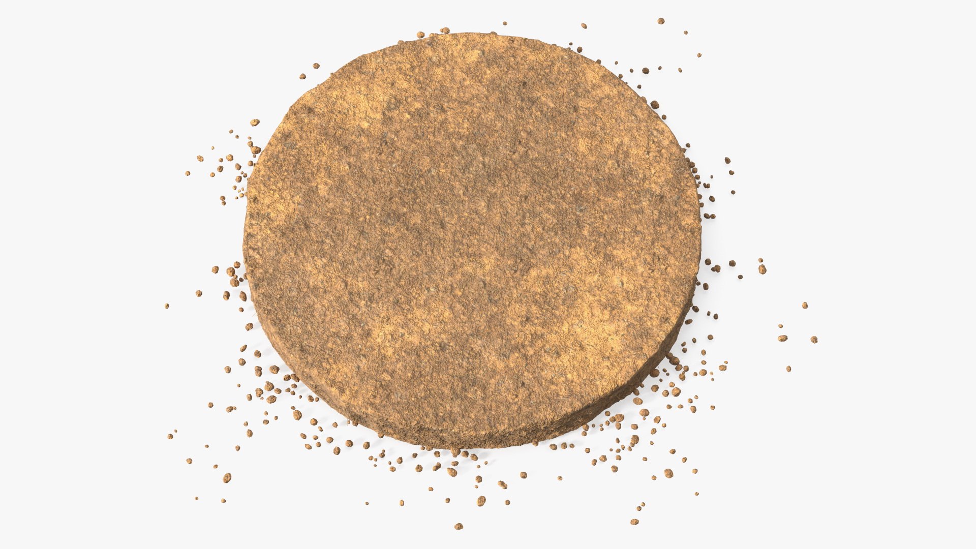 3D model Round Soil Ground Cross Section - TurboSquid 2003907