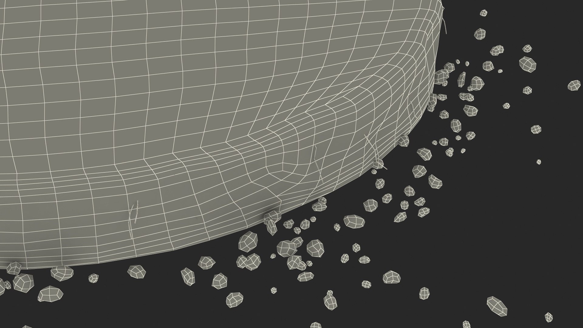 3D model Round Soil Ground Cross Section - TurboSquid 2003907