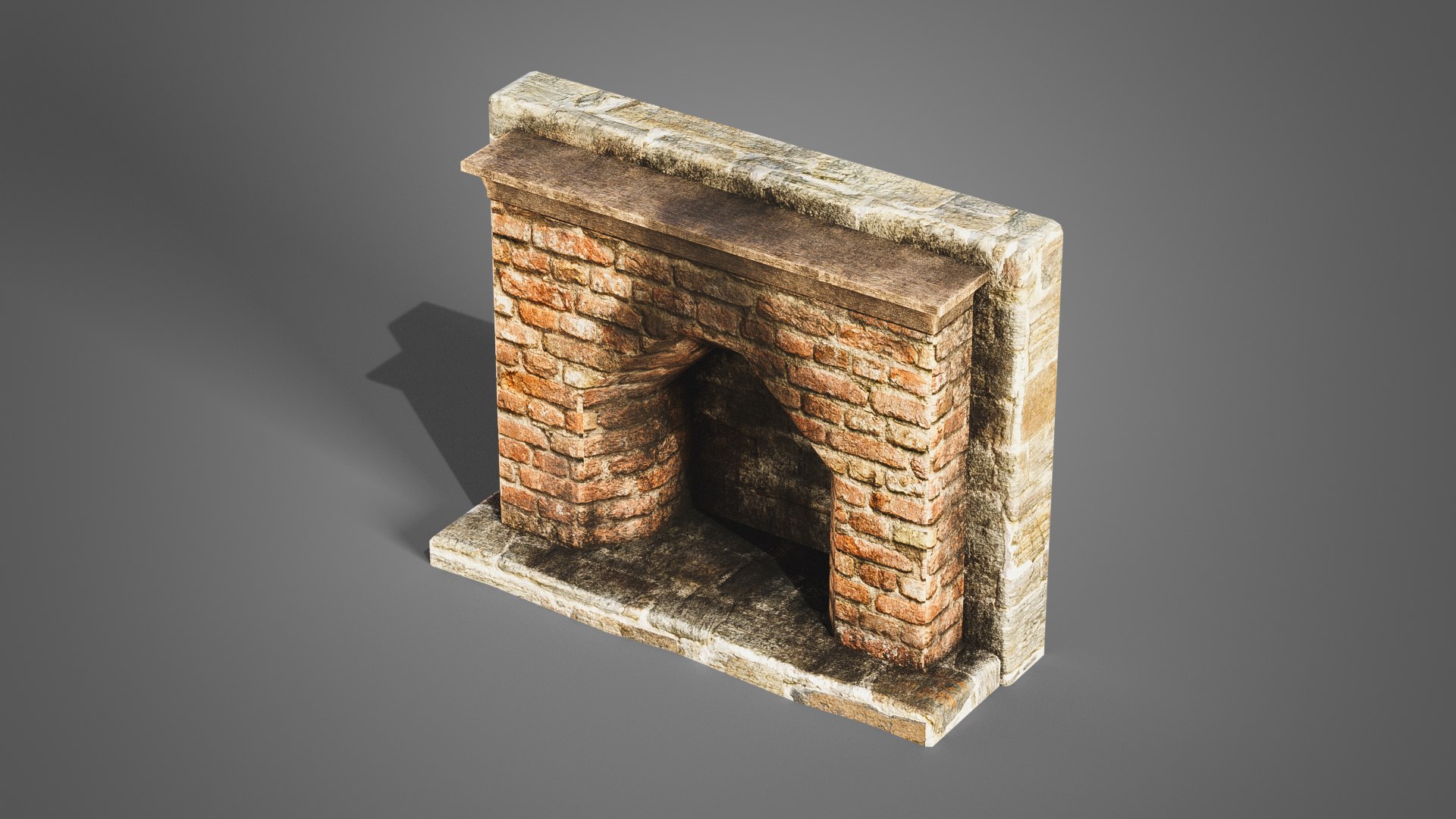 3D Model Fireplace Set - TurboSquid 2019283