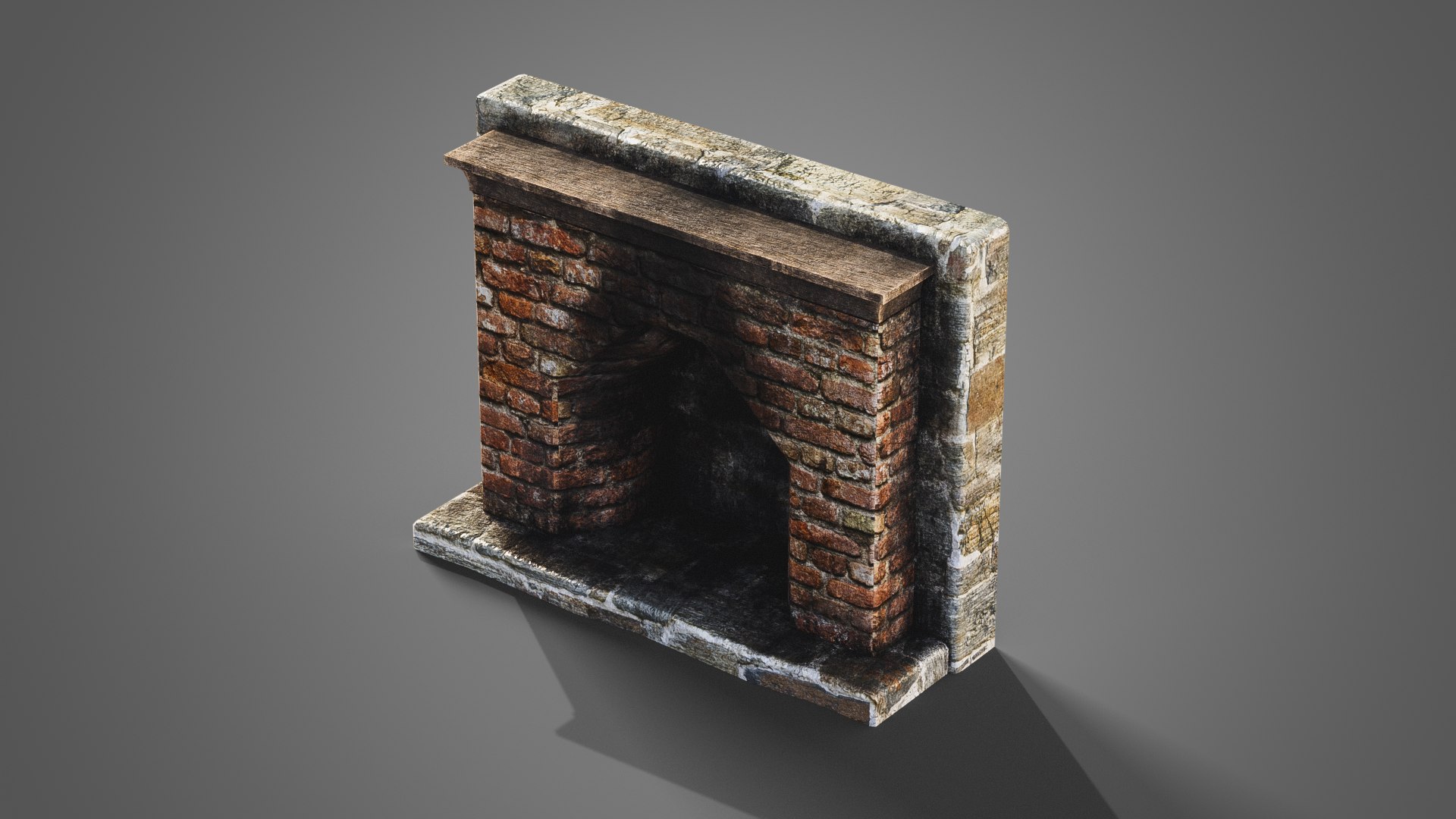 3D Model Fireplace Set - TurboSquid 2019283