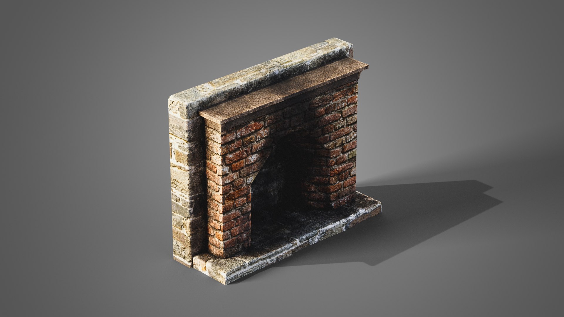 3D Model Fireplace Set - TurboSquid 2019283