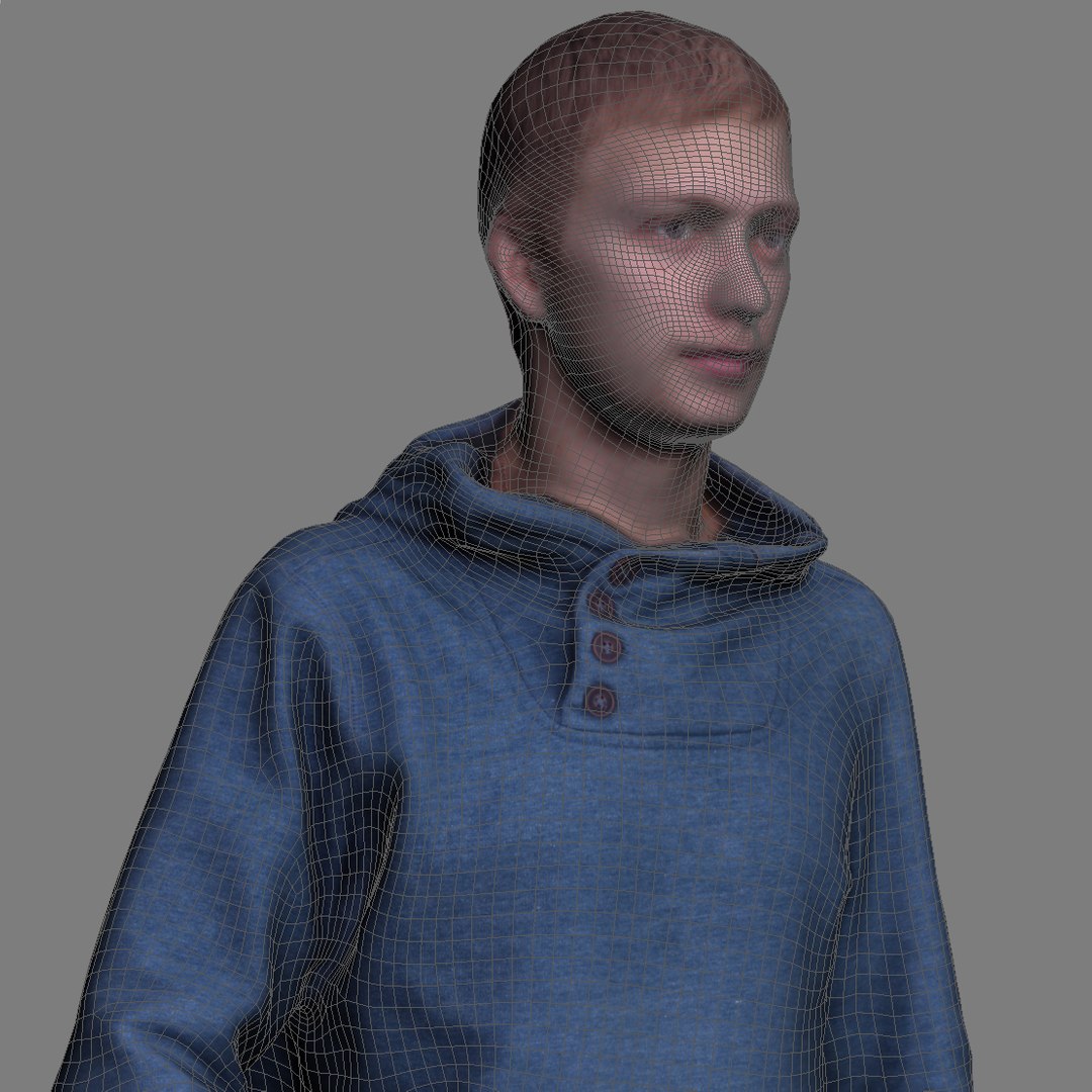 Realistic Human 3d Max