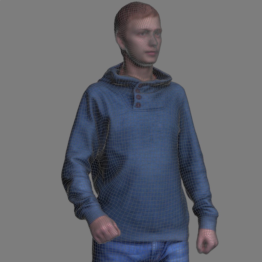 Realistic Human 3d Max