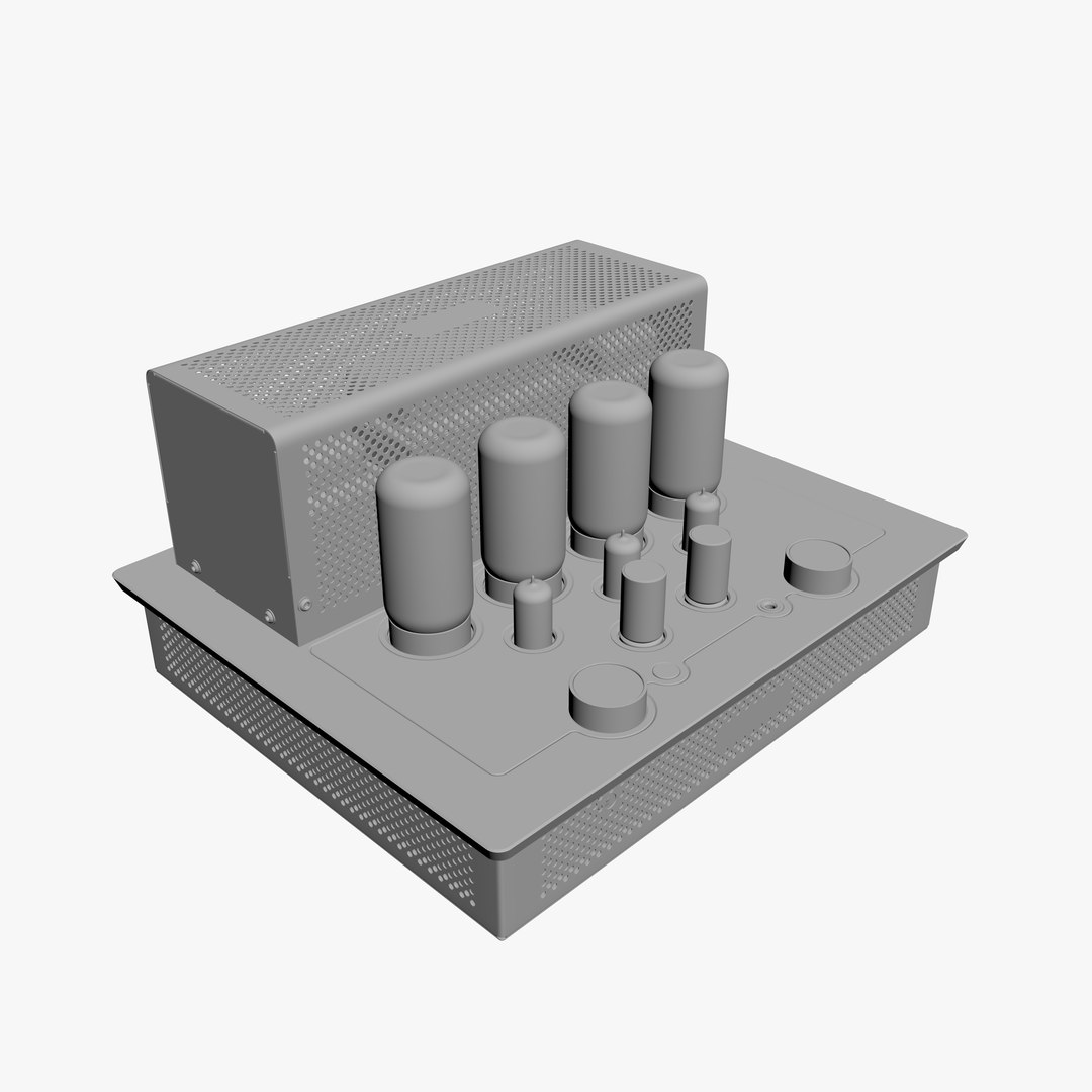 3D Audio Research I50 Red And Black Model - TurboSquid 2007892