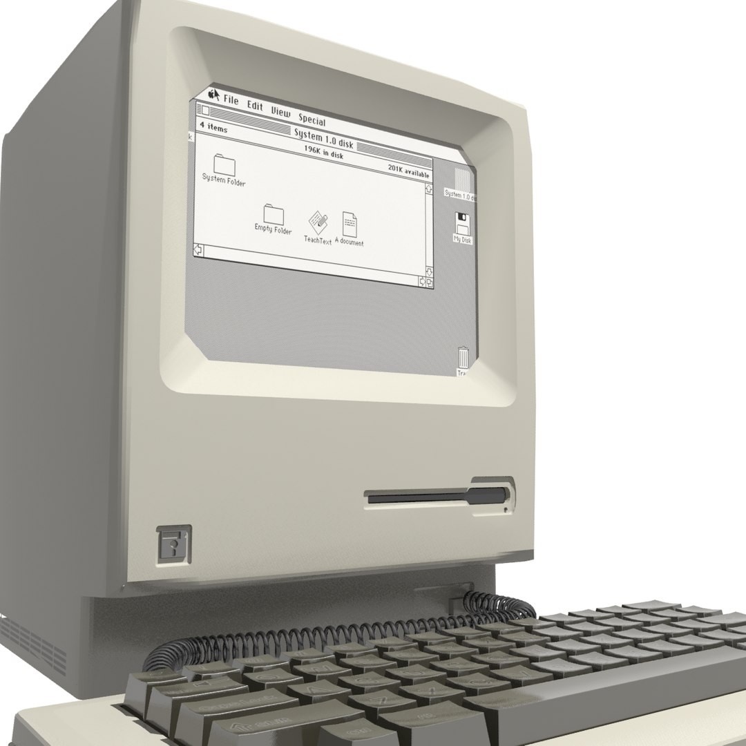 3d Model Of Old Computer